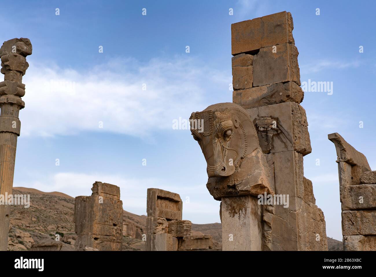 Persepolis city, Ancient Persia, Iran. UNESCO Heritage Stock Photo - Alamy