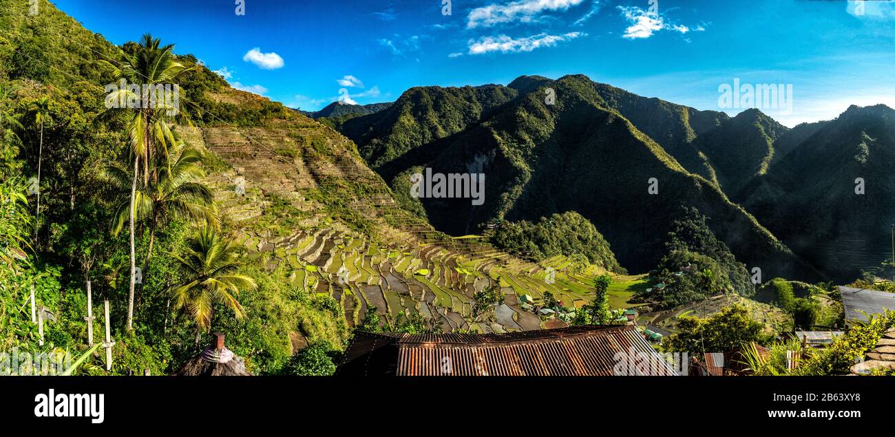 Panorama of Batad, Philippines Stock Photo - Alamy