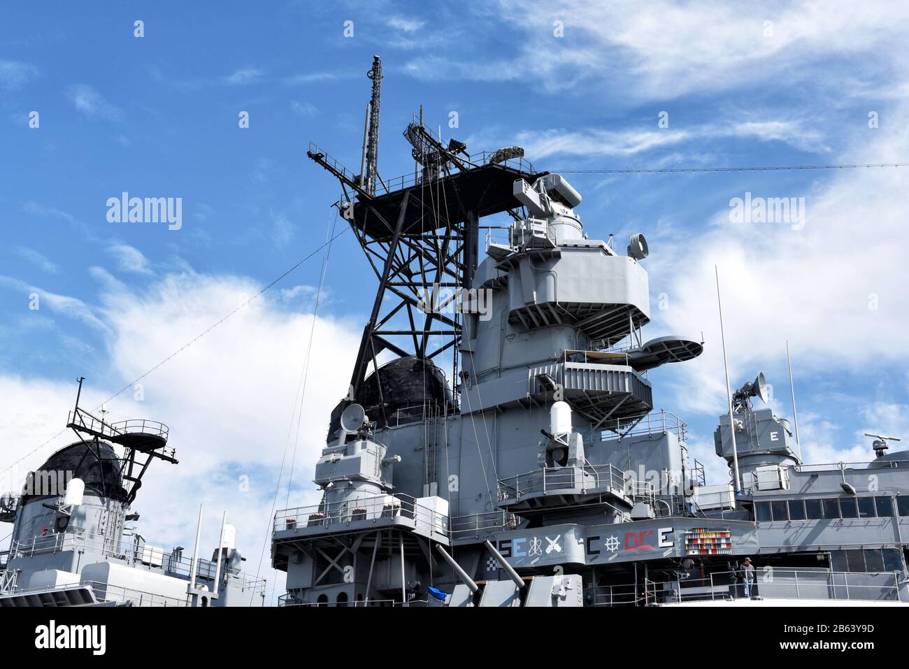 LOS ANGELES, CALIFORNIA - 06 MAR 2020:: USS Iowa, a WWII battleship now ...