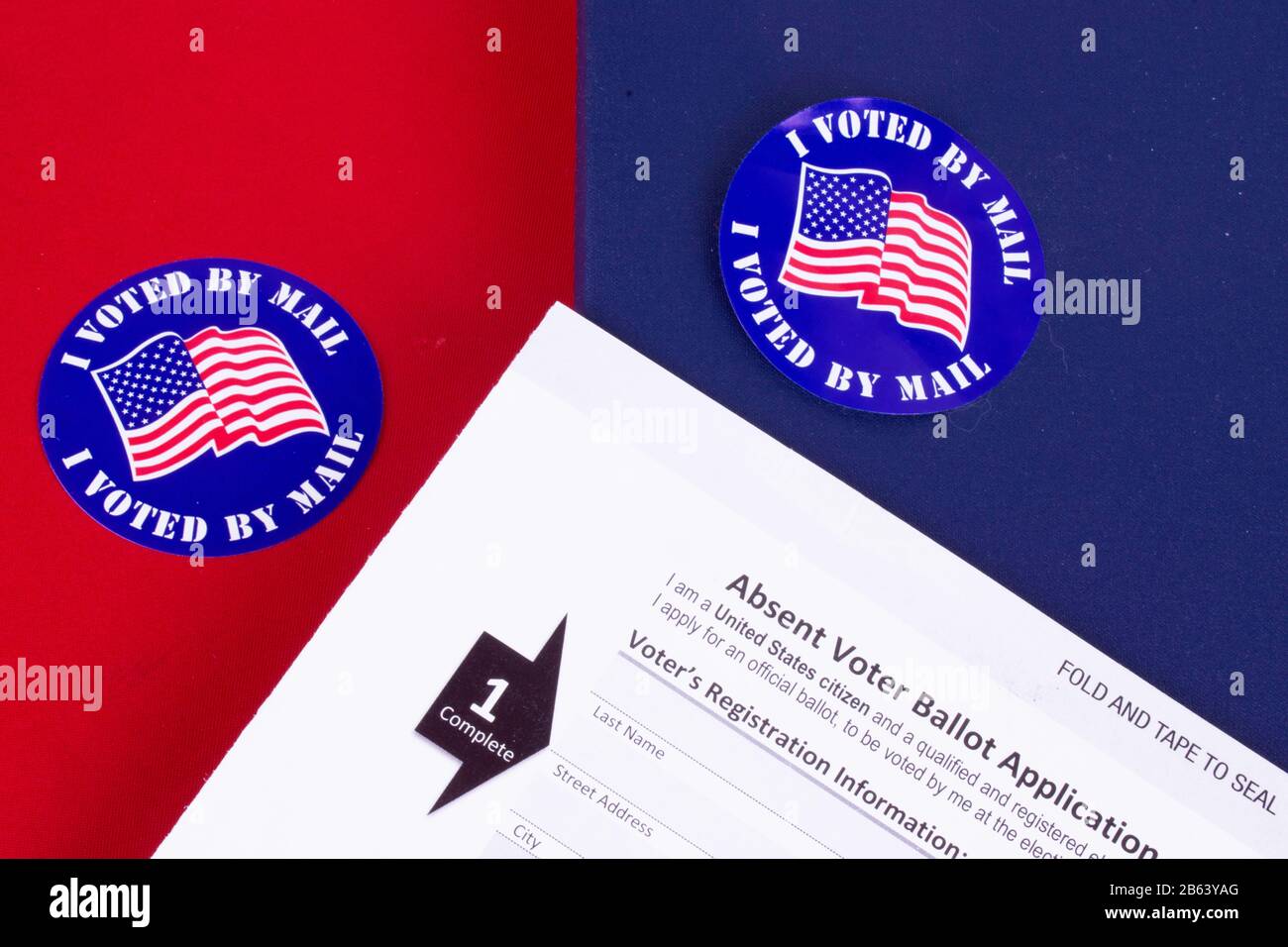 Absent voter ballot application hi-res stock photography and images - Alamy