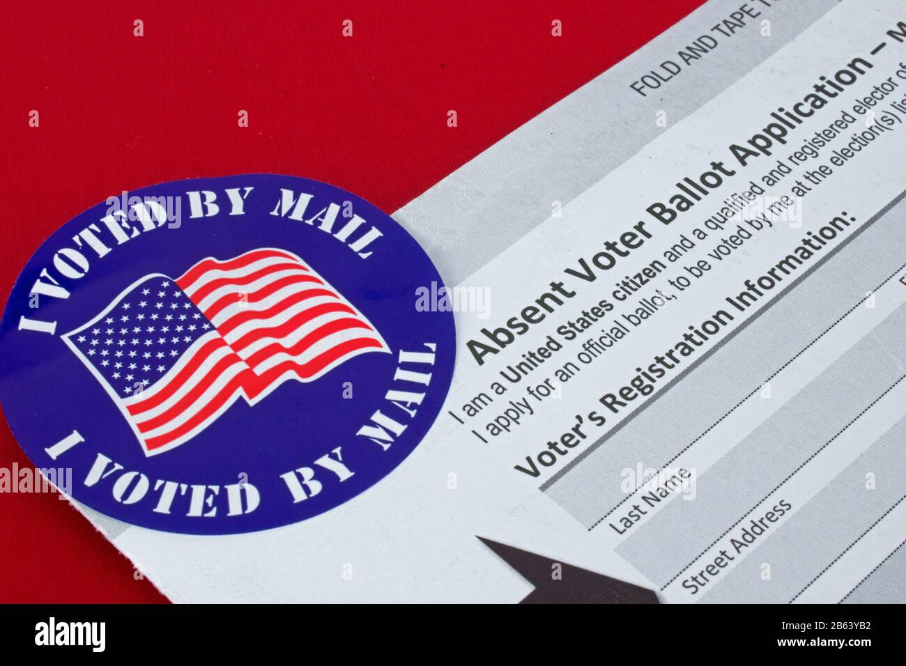 Absent voter ballot application hi-res stock photography and images - Alamy