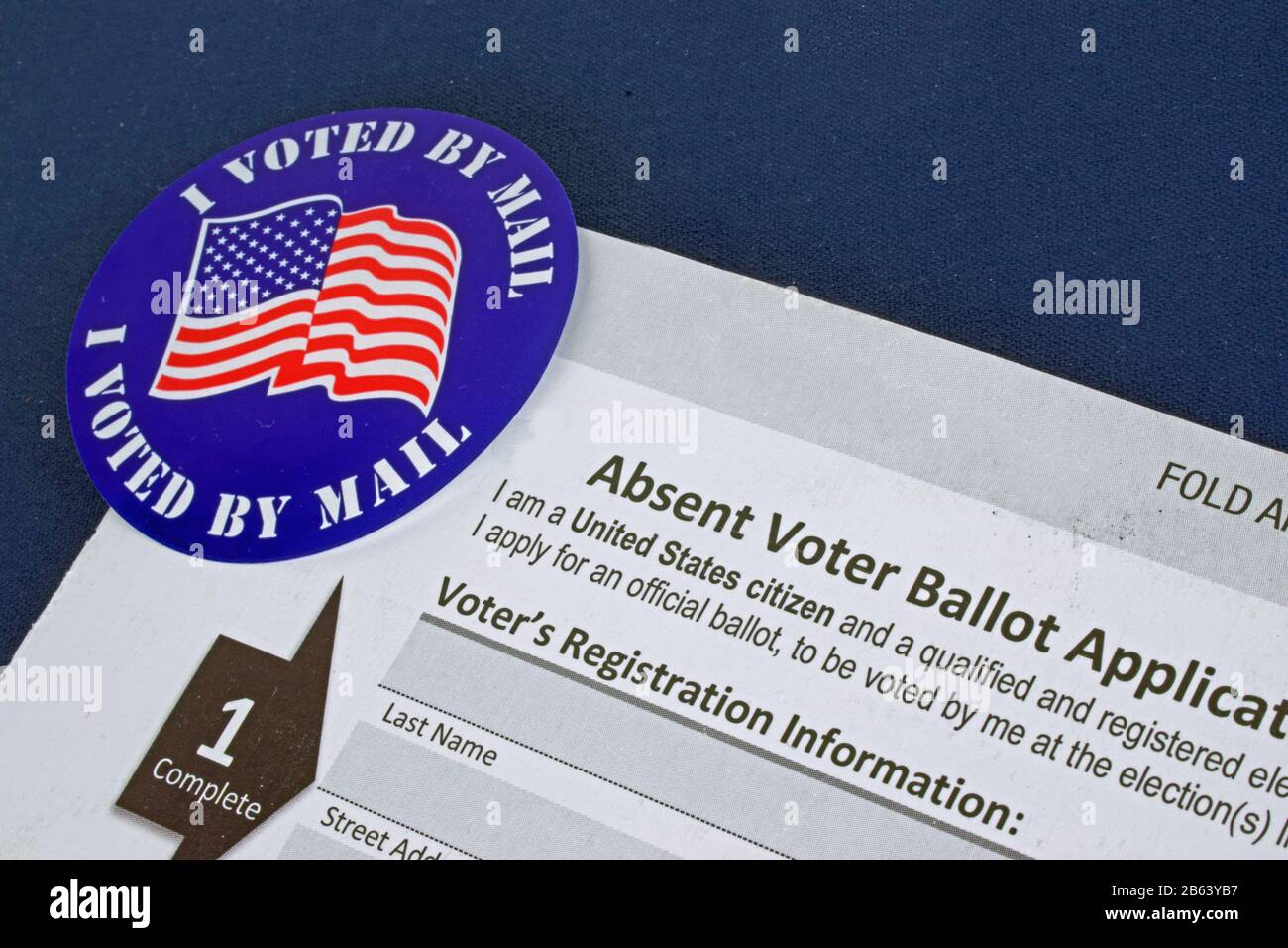 Mail ballot application hi-res stock photography and images - Alamy