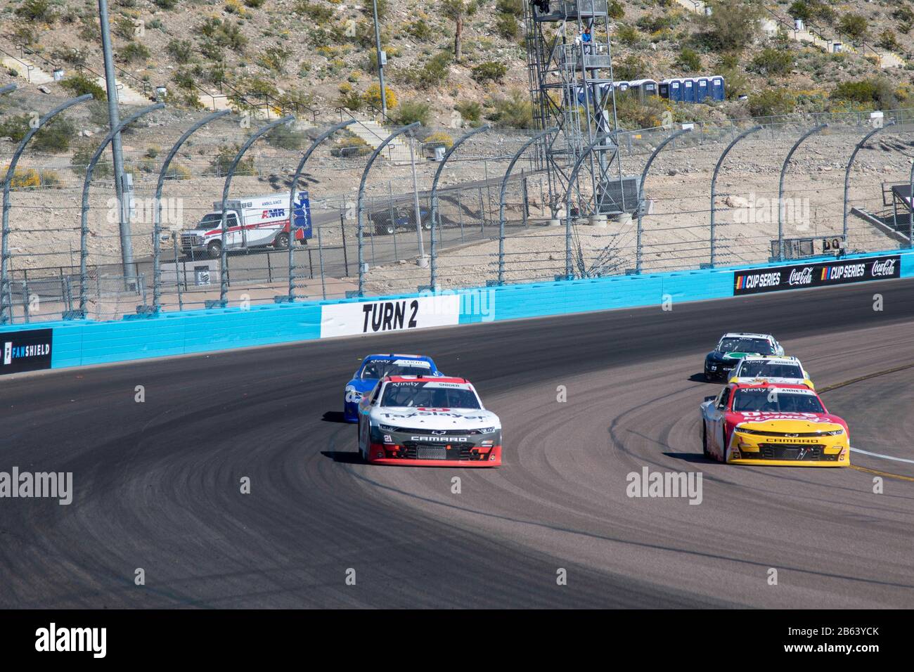 Avondale, Arizona, USA. 8th Mar, 2020. Myatt Snider (21) races for ...