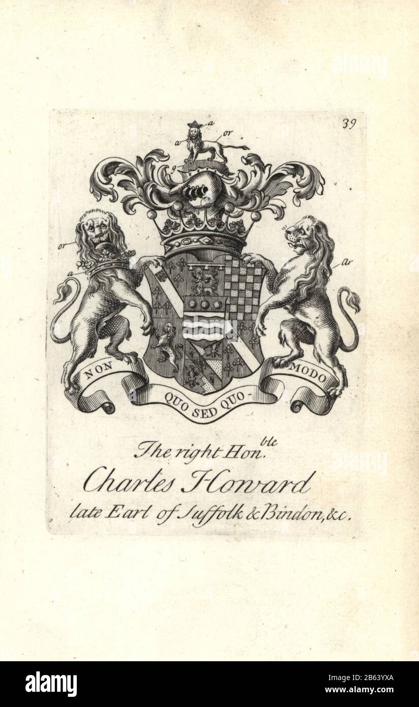 Suffolk coat of arms hi-res stock photography and images - Alamy