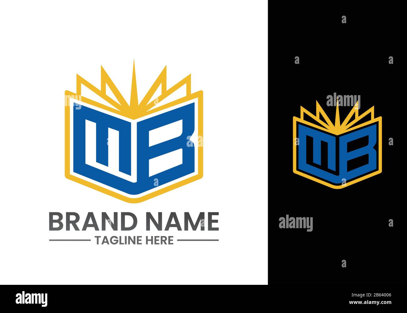 M B MB Initial Letter Logo design vector template, Graphic Alphabet ...