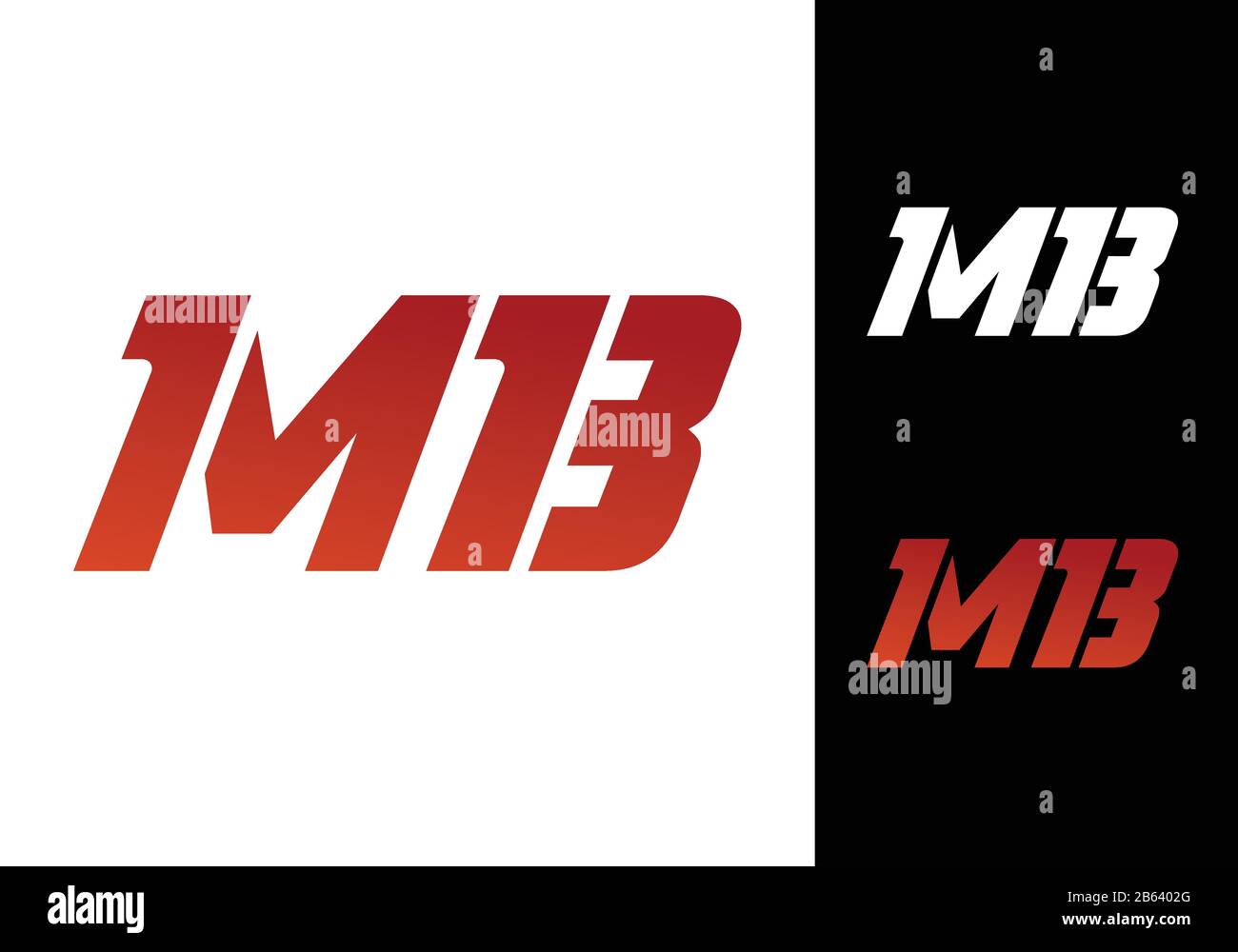 M B MB Initial Letter Logo design vector template, Graphic Alphabet ...