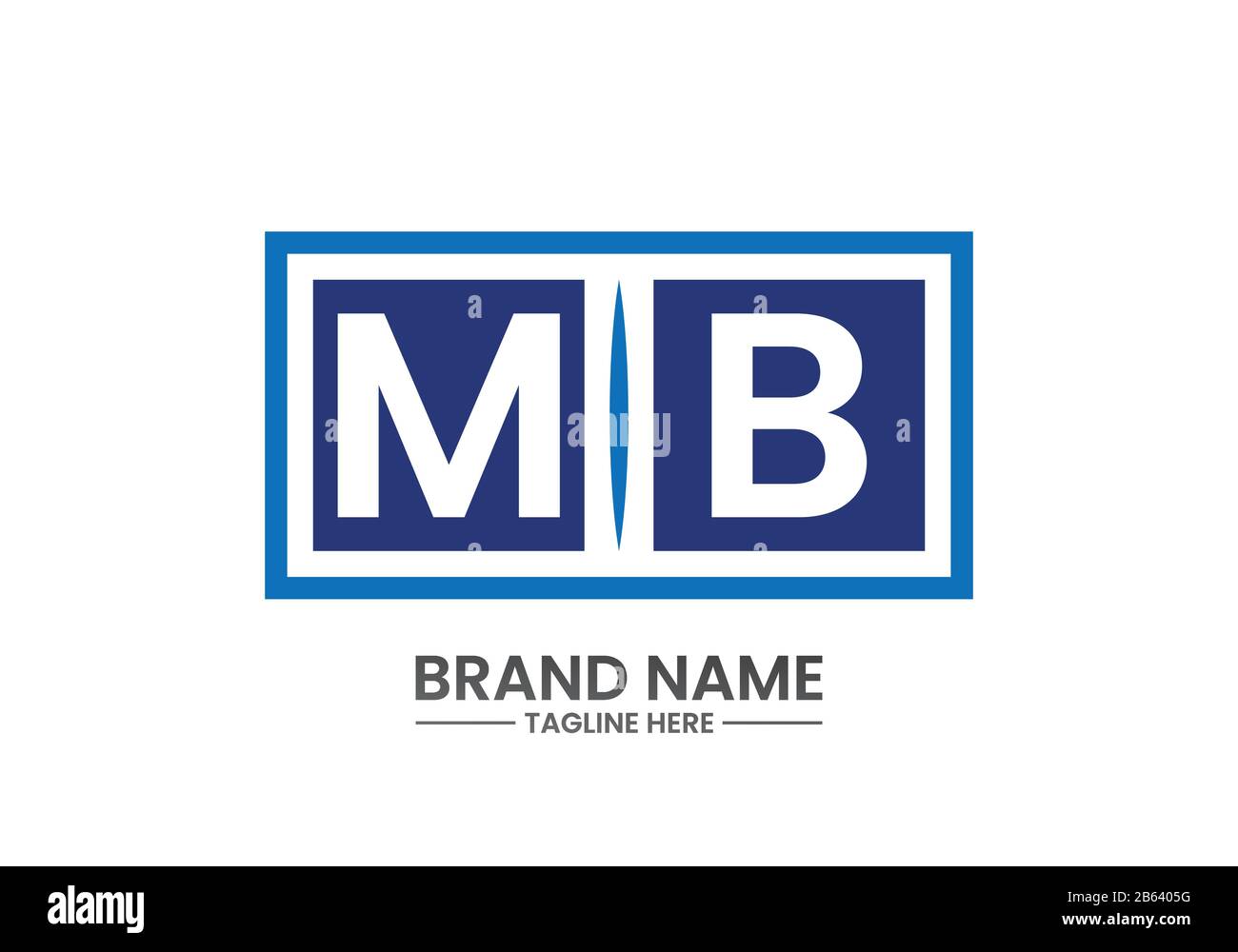 M B MB Initial Letter Logo design vector template, Graphic Alphabet ...