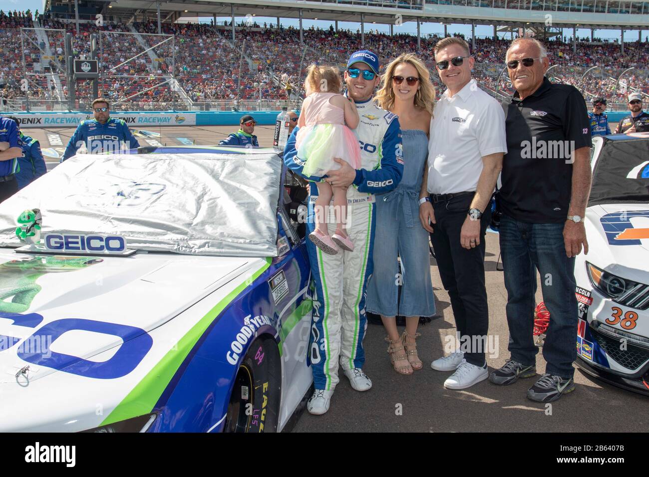 Avondale, Arizona, USA. 8th Mar, 2020. Ty Dillon (13) takes to the ...