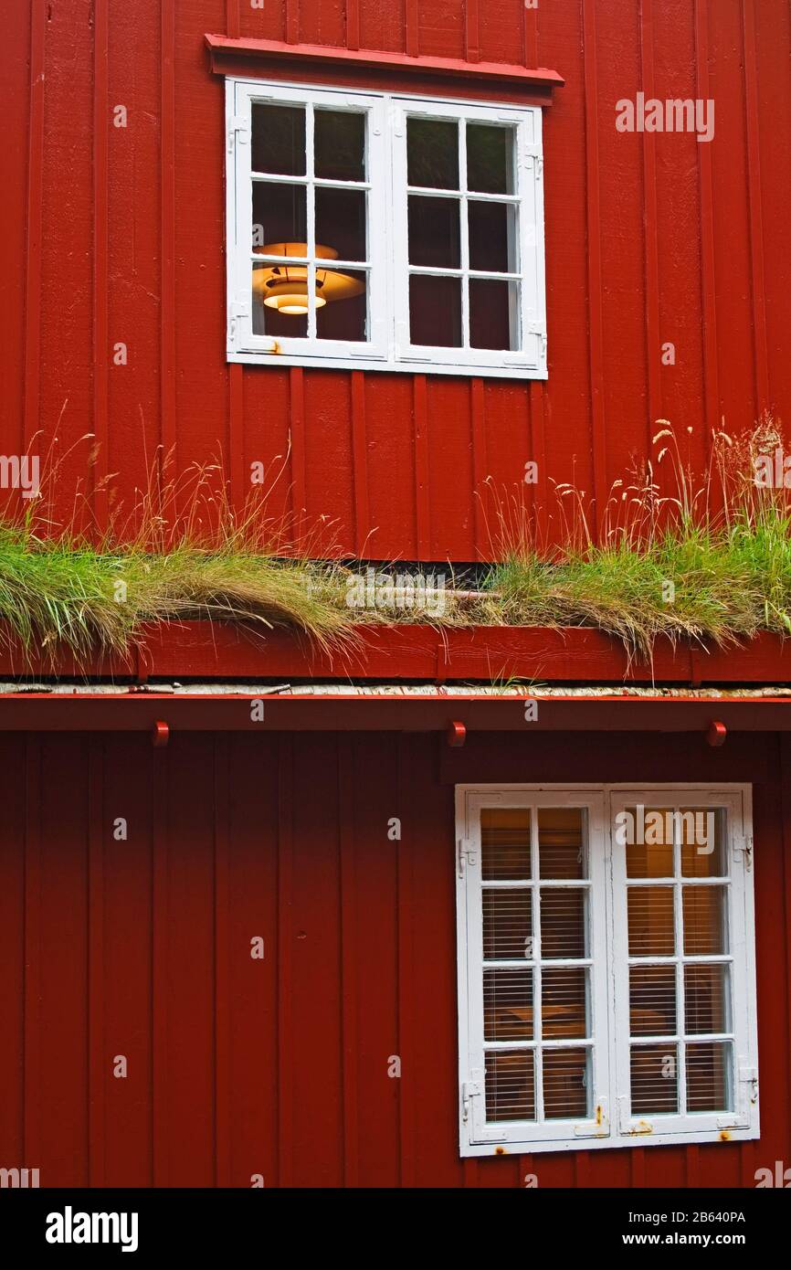 Historic Tinganes District, City of Torshavn, Faroe Islands, Kingdom of ...