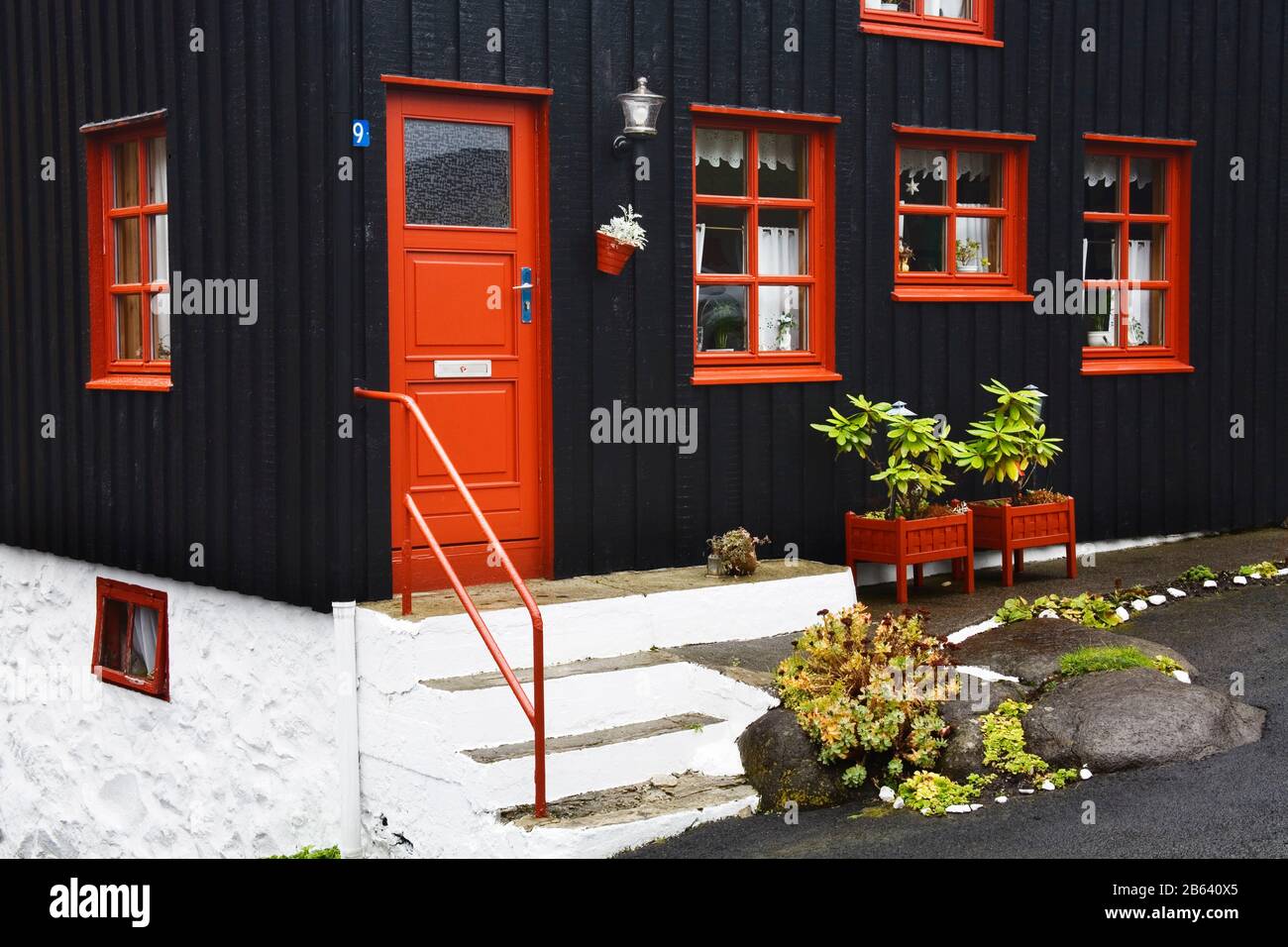 Historic Tinganes District, City of Torshavn, Faroe Islands, Kingdom of ...