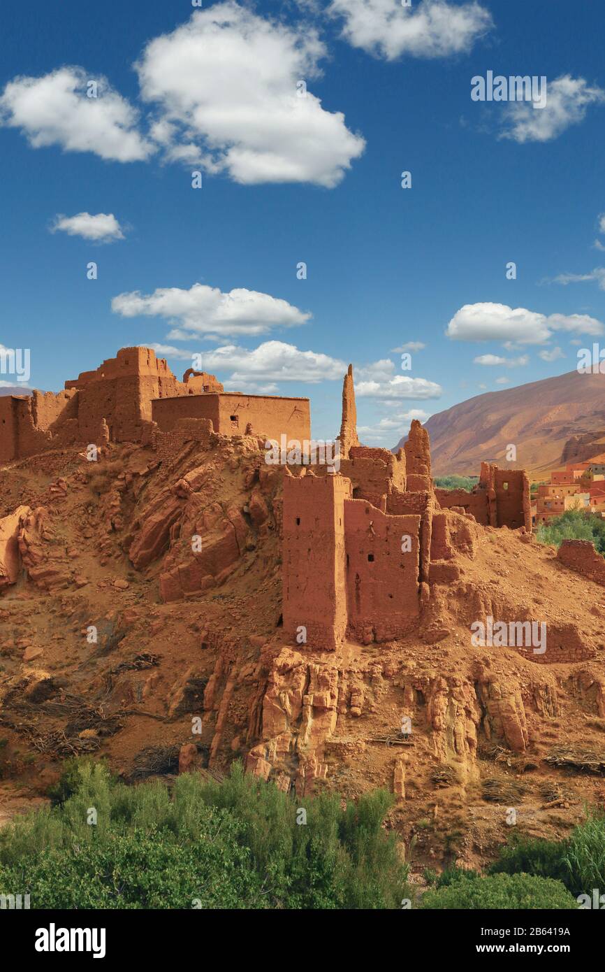 Berber Villages in the moroccan atlas Stock Photo - Alamy