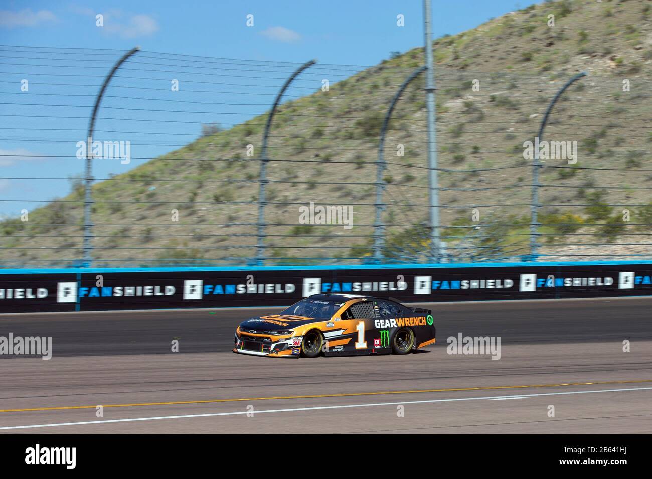 Avondale, Arizona, USA. 8th Mar, 2020. Kurt Busch (1) races for ...