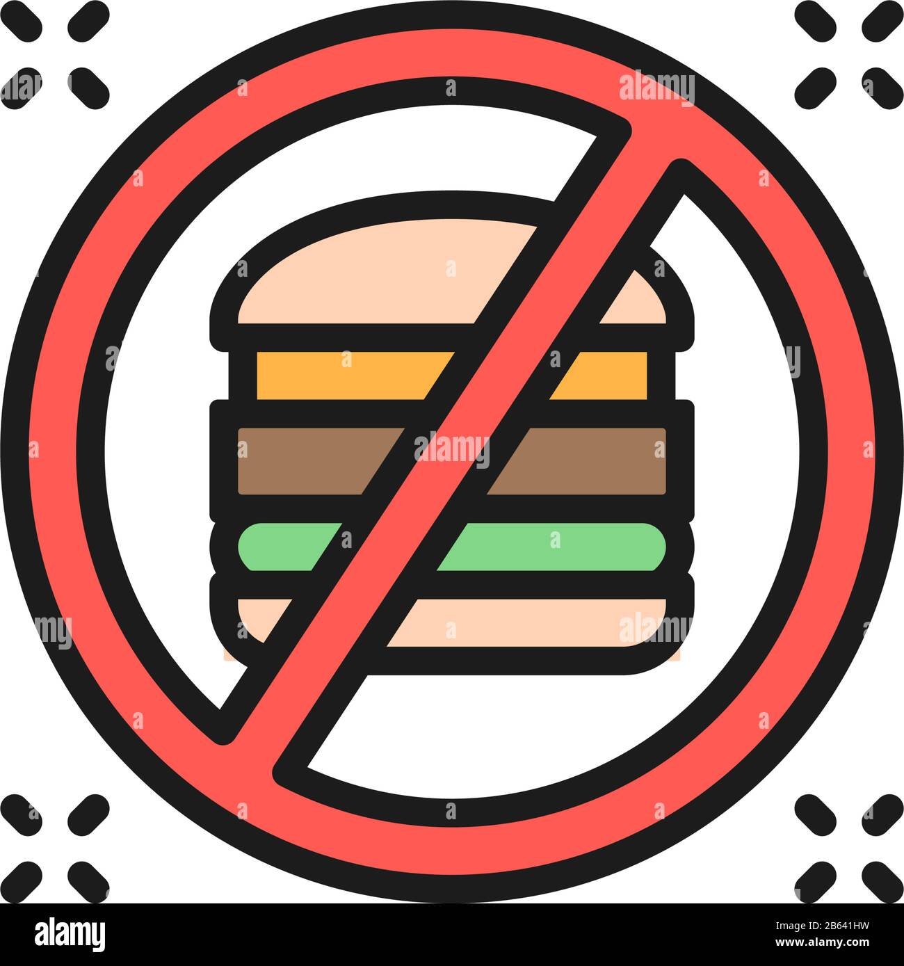Fast food hamburger measuring hi-res stock photography and images - Alamy