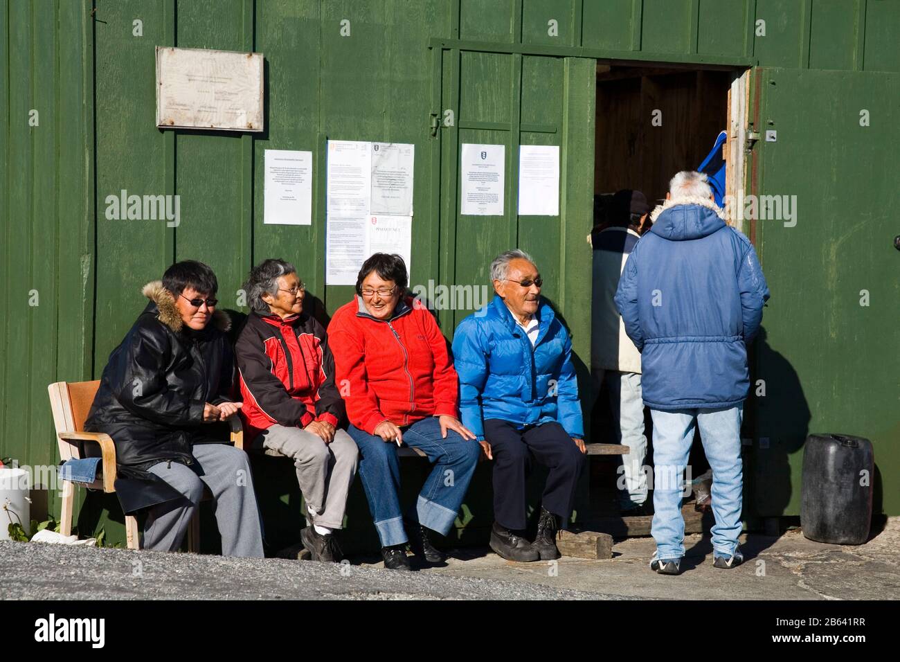 Native people, Port of Nanortalik, Island of Qoornoq, Province of Kitaa ...