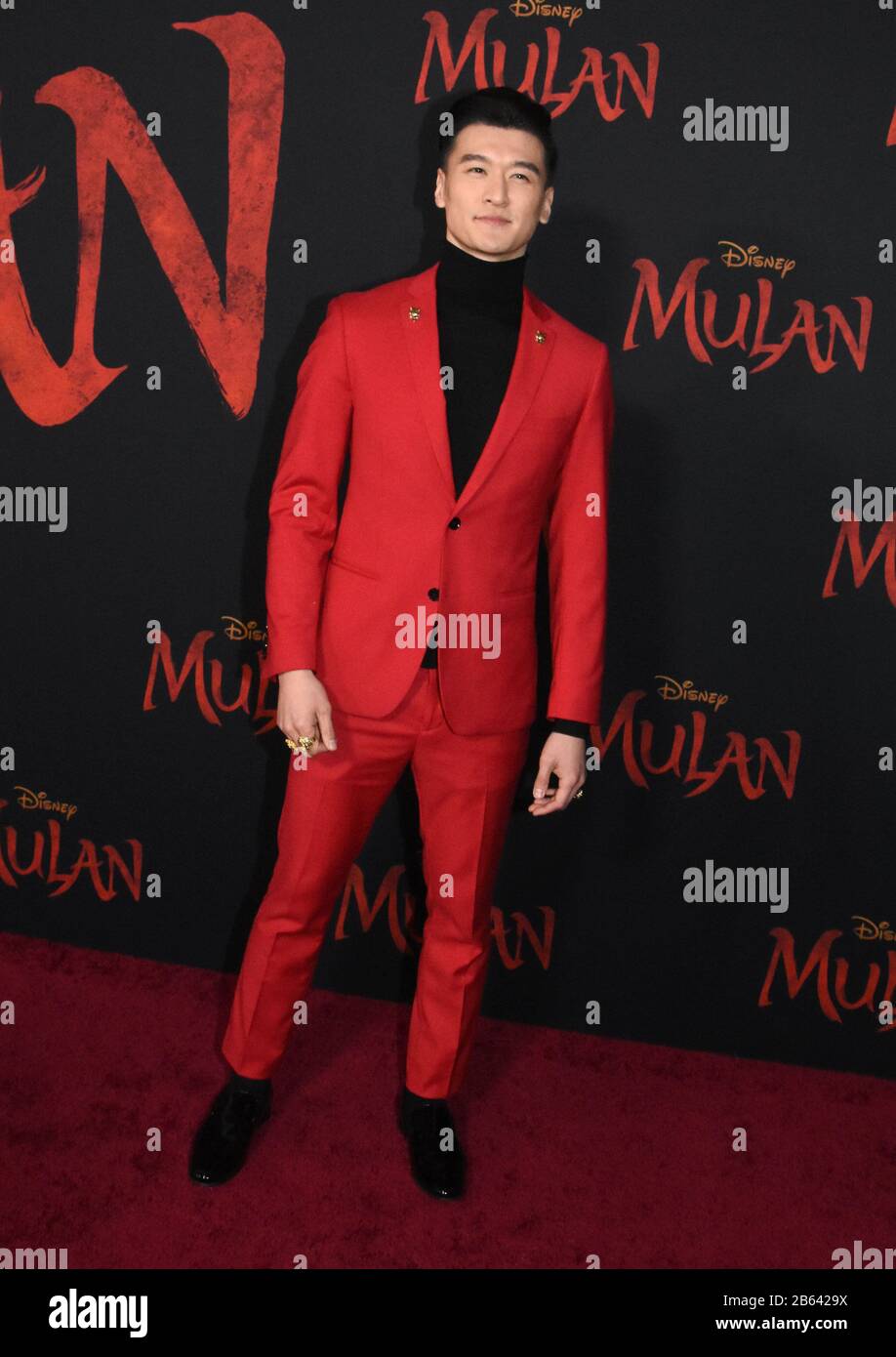 Hollywood, California, USA 9th March 2020 Actor Chen Tang attends the ...