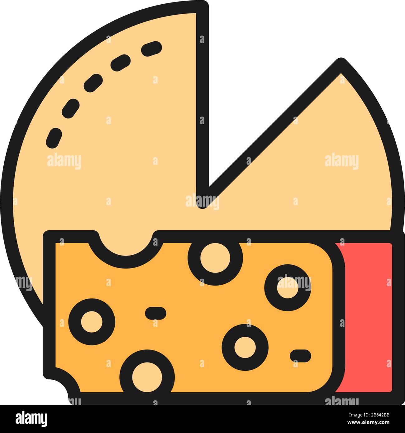 Parmesan wheel Stock Vector Images - Alamy