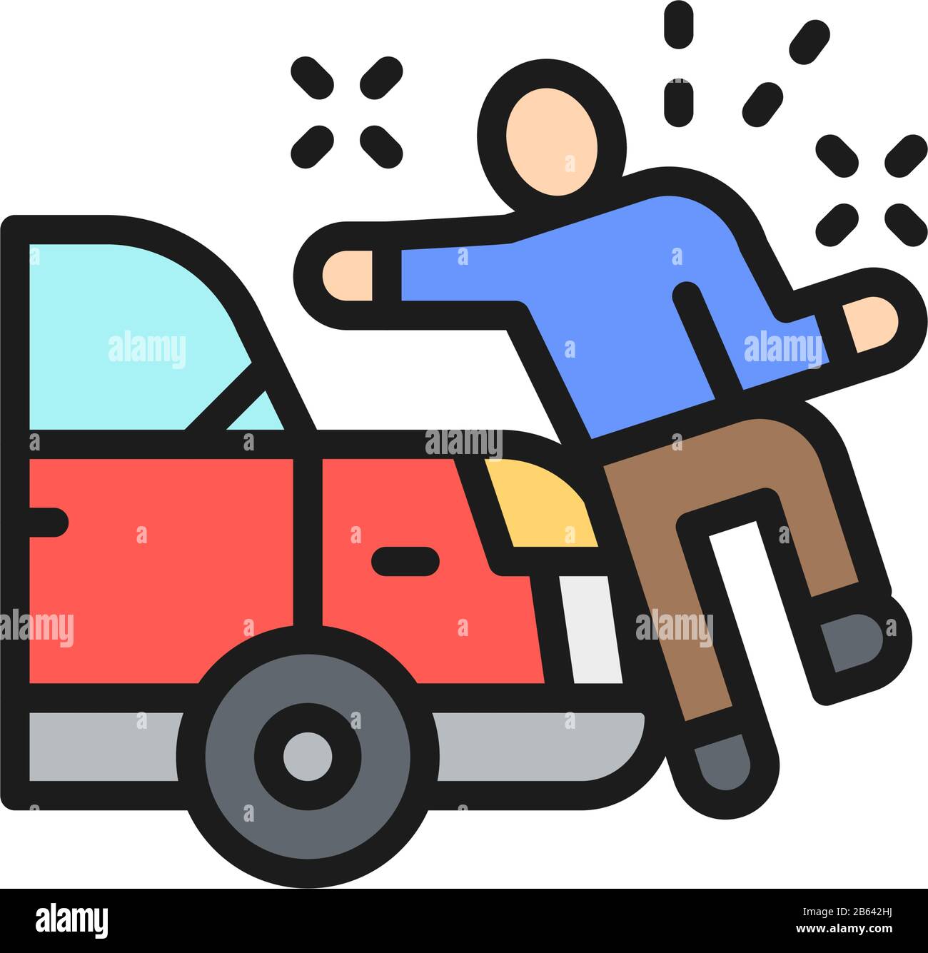 Broken down vehicle Cut Out Stock Images & Pictures - Alamy