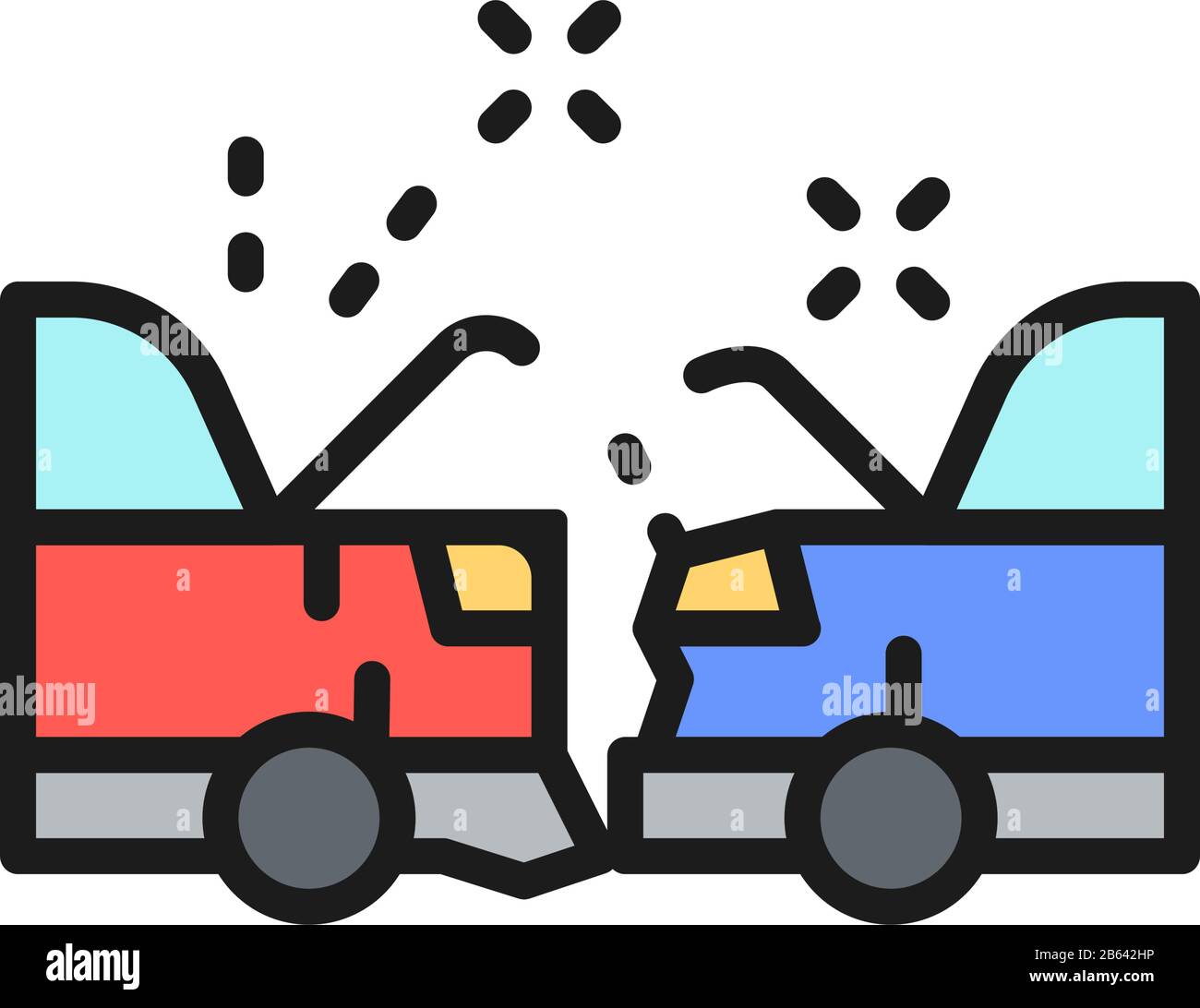 Accident racing Stock Vector Images - Alamy