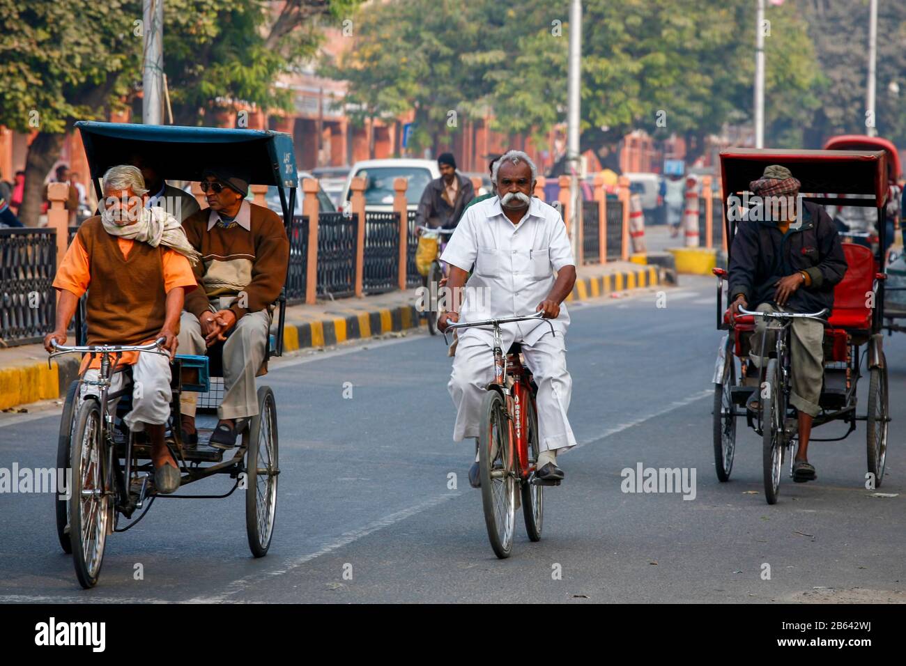 Three rickshaws hi-res stock photography and images - Alamy