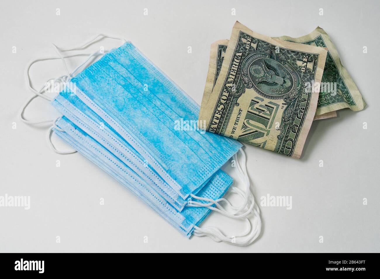 Antiviral surgical masks and money. High profits from the growing ...