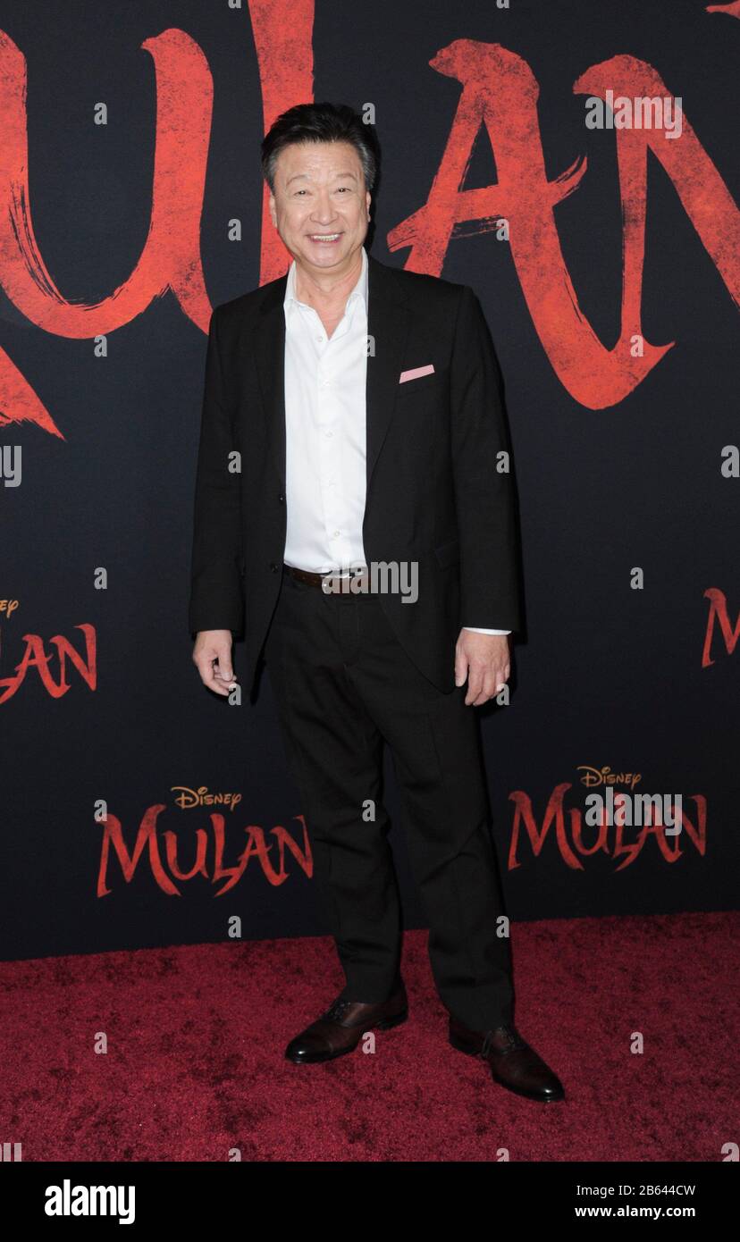 Los Angeles, CA. 9th Mar, 2020. Tzi Ma at arrivals for MULAN Premiere ...
