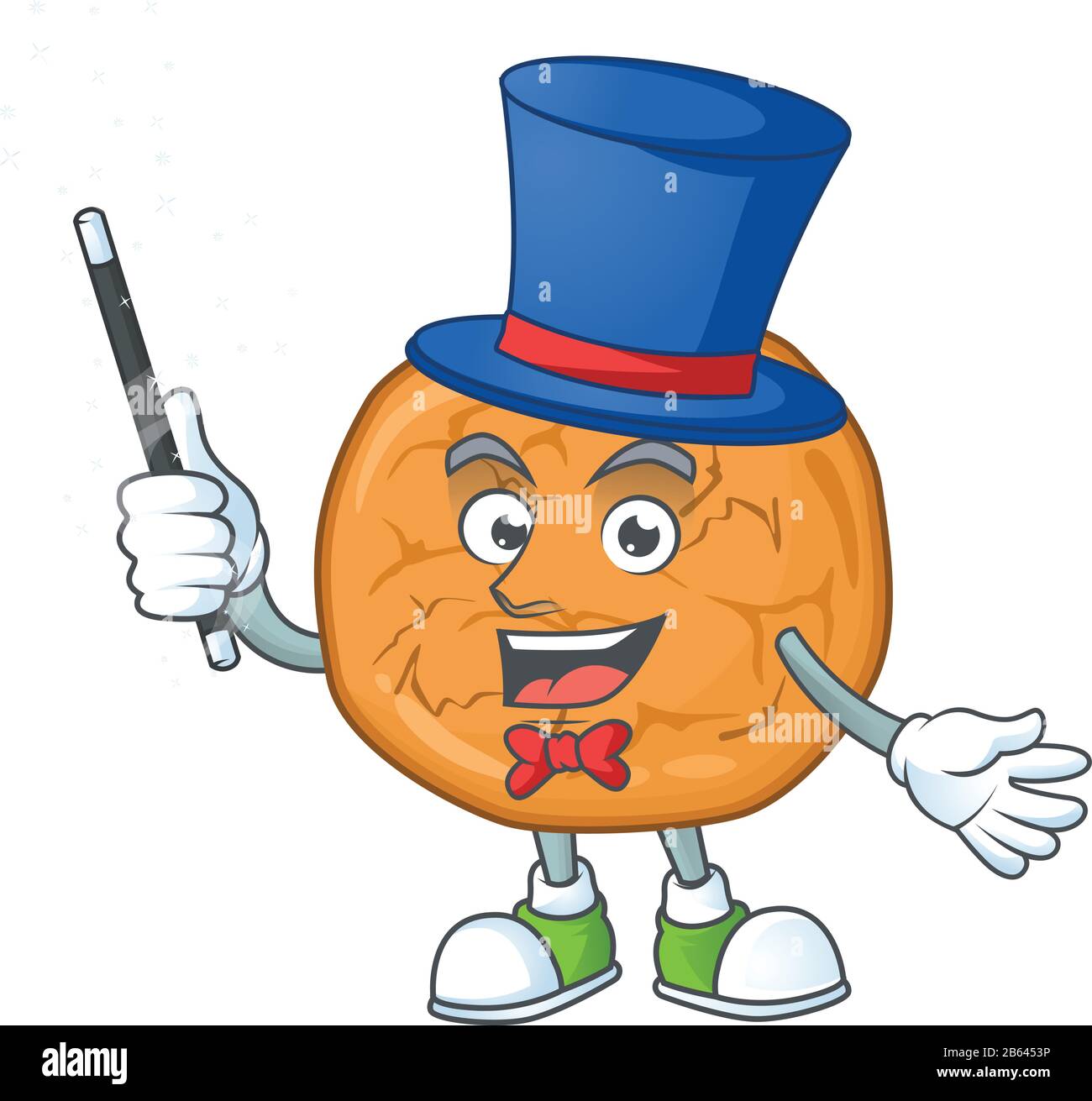 Charming molasses cookies cartoon design performance as a Magician ...