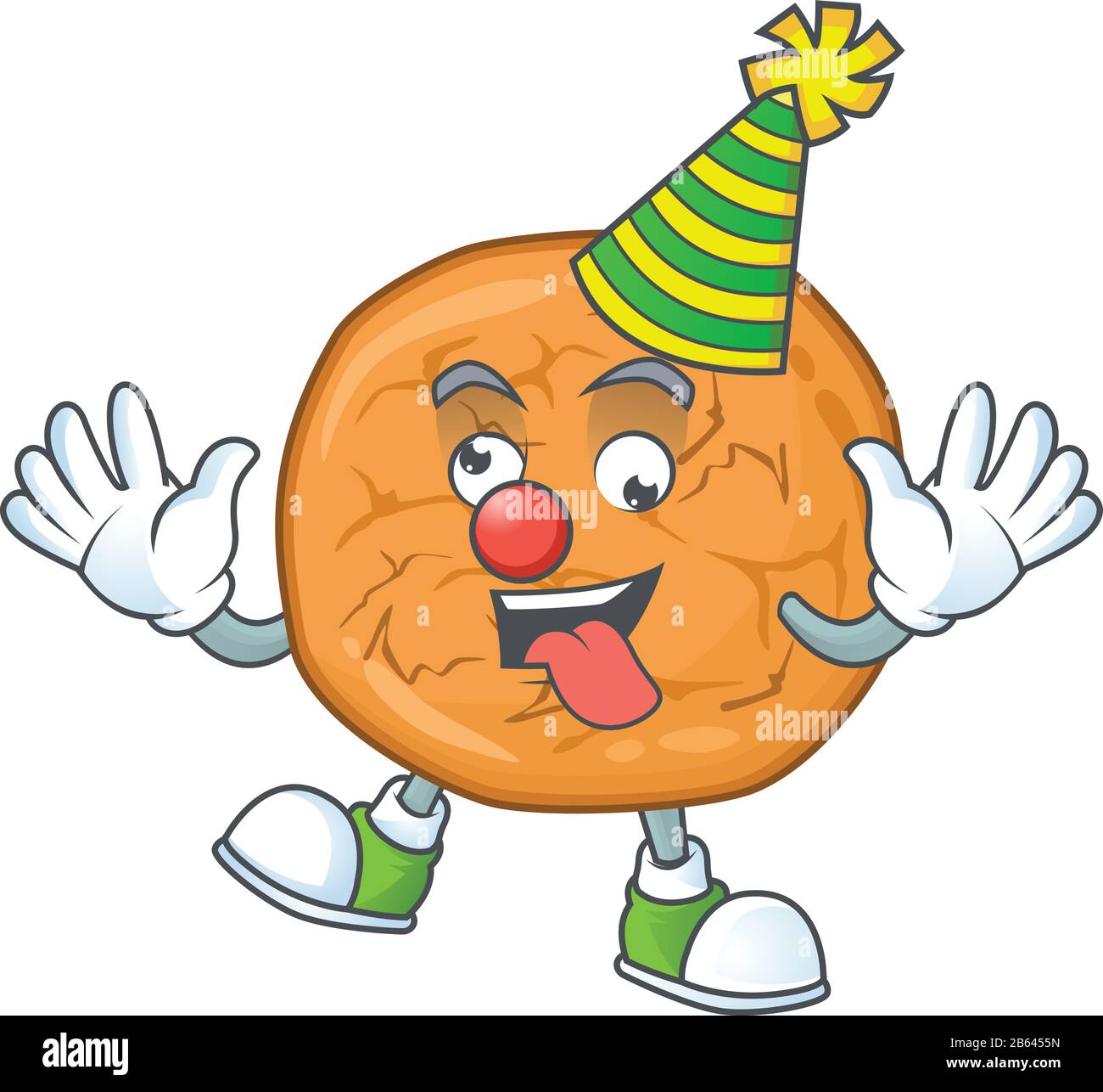 Cute and Funny Clown molasses cookies presented in cartoon character ...