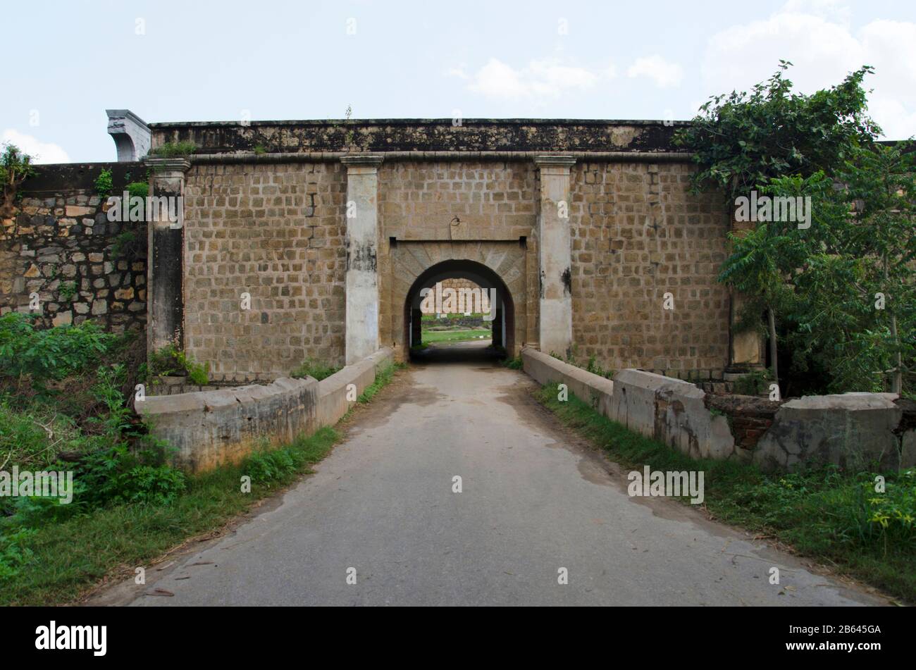 One of the entrance gate of Srirangapatna Fort, built by the Timmanna ...