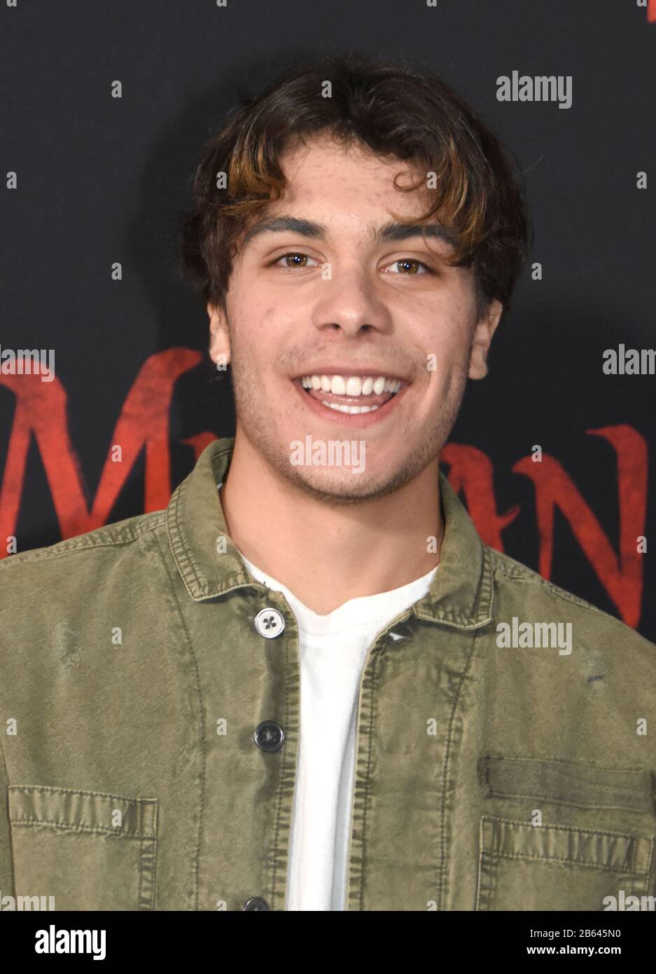 Hollywood, California, USA 9th March 2020 Actor Pearce Joza attends the World Premiere of Disney ...