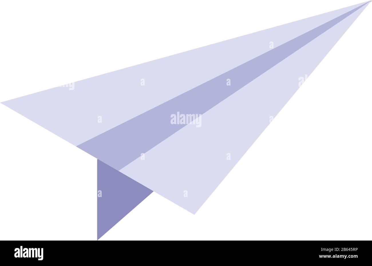 Paper airplane icon, isometric style Stock Vector Image & Art - Alamy