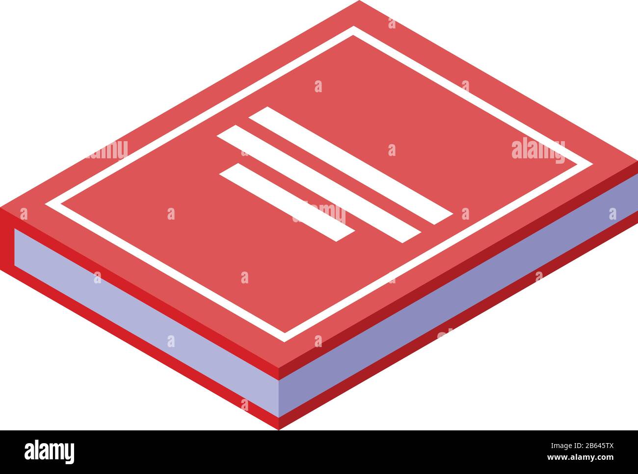 Red book icon, isometric style Stock Vector Image & Art - Alamy