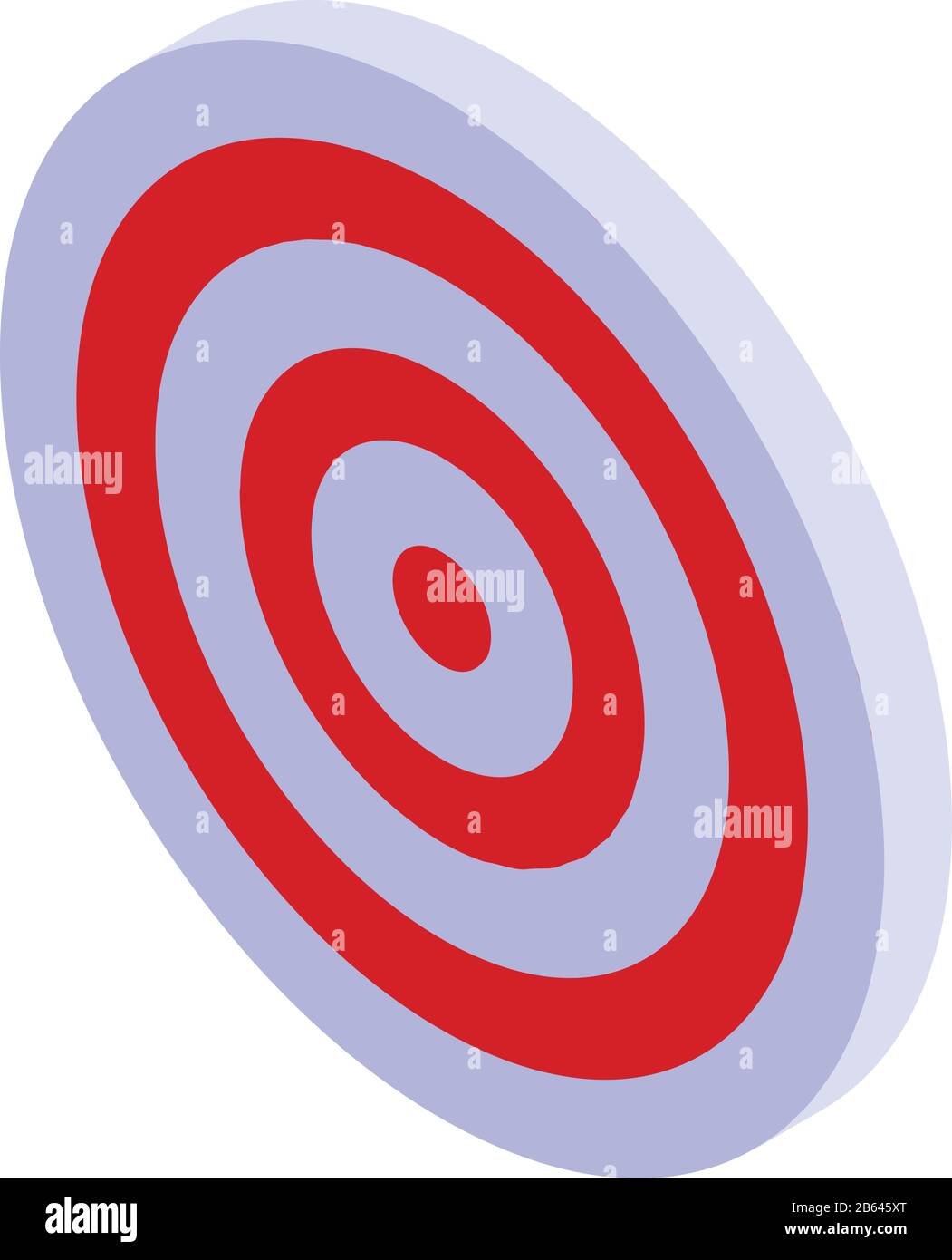 Red white target icon, isometric style Stock Vector Image & Art - Alamy