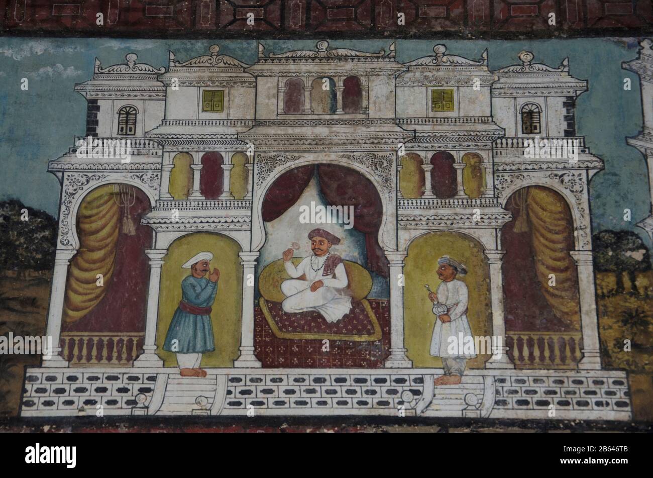 Mysore palace painting hi-res stock photography and images - Alamy