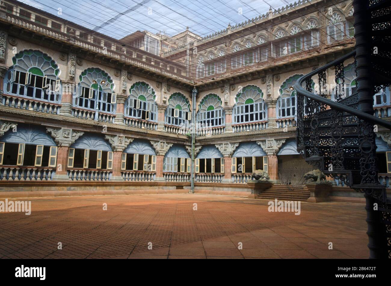 9th November 2019, Mysore, Karnataka, India Interiors of the Mysore ...