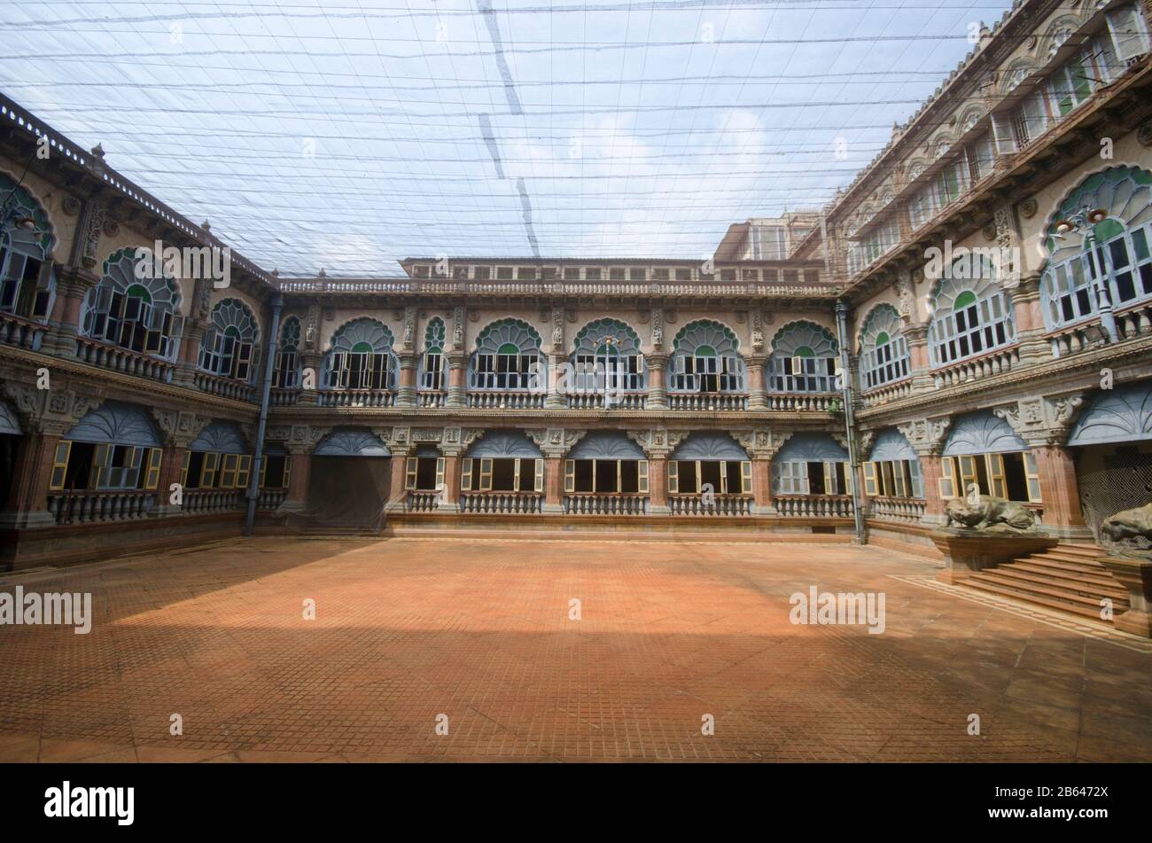 9th November 2019, Mysore, Karnataka, India Interiors of the Mysore Palace, is a historical ...