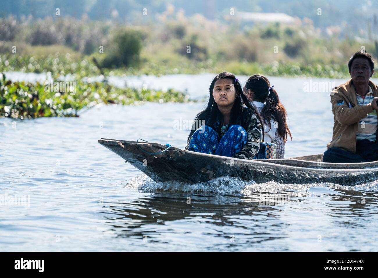 Local people from Inle lake, Myanmar, Asia Stock Photo - Alamy