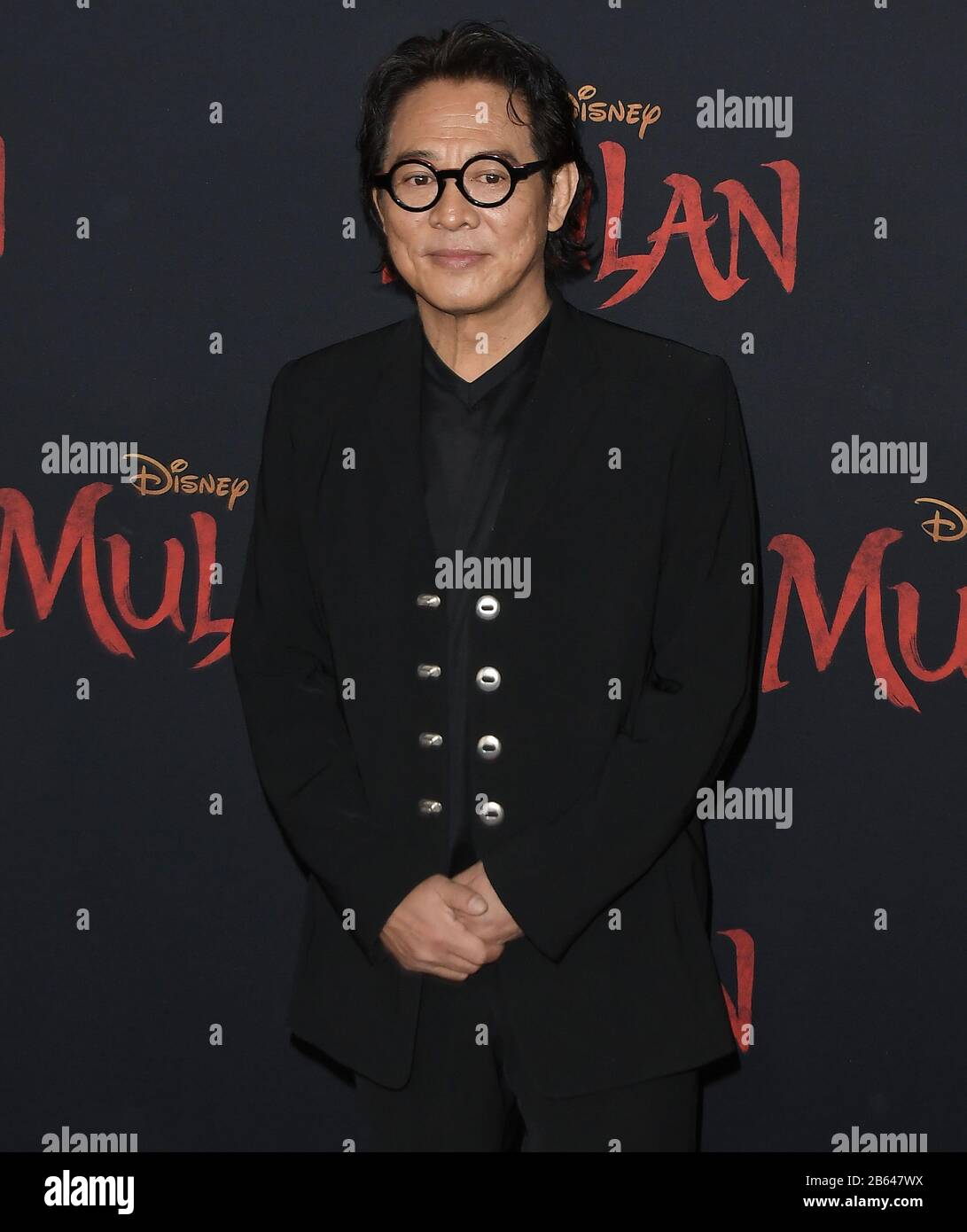 Los Angeles, USA. 09th Mar, 2020. Jet Li arrives at the Disney's MULAN ...