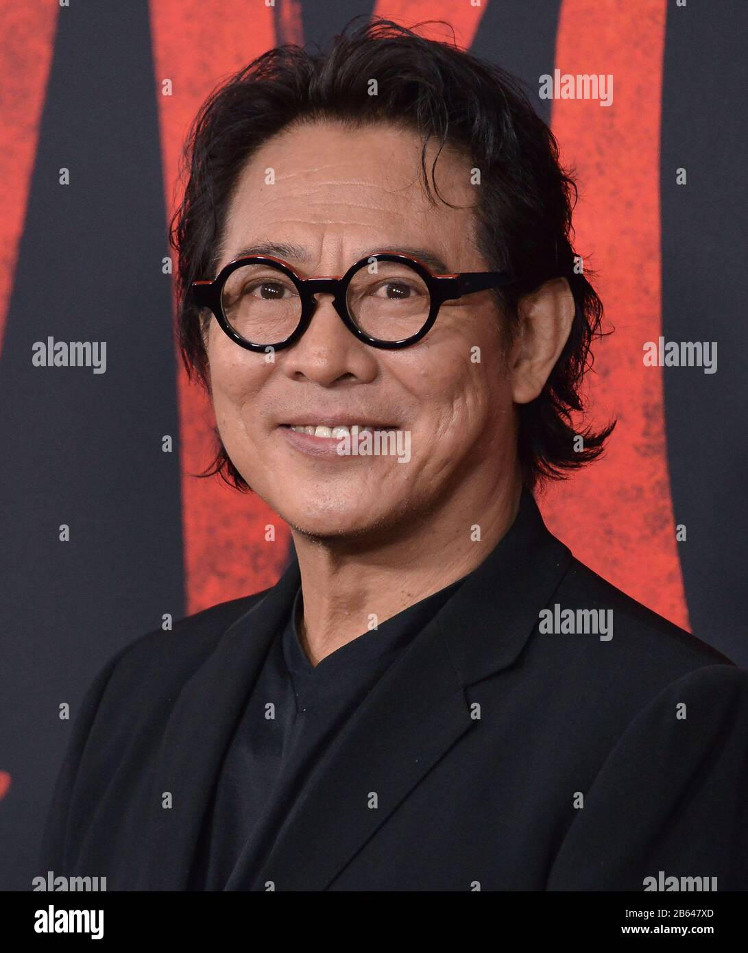 Los Angeles, USA. 09th Mar, 2020. Jet Li arrives at the Disney's MULAN ...