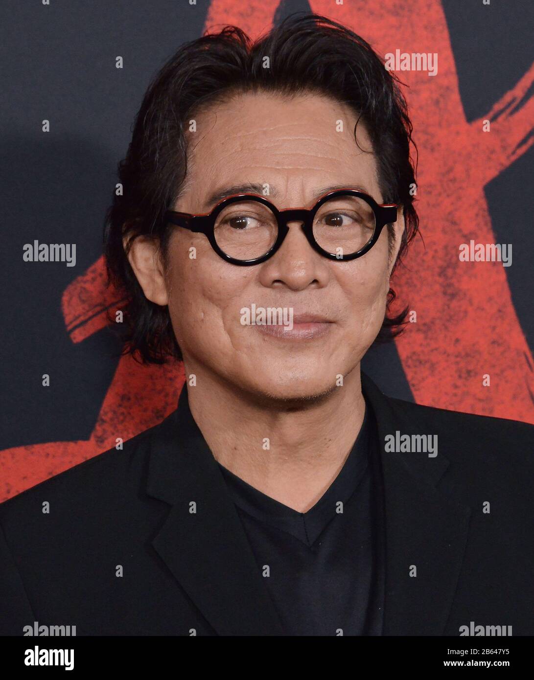 Los Angeles, USA. 09th Mar, 2020. Jet Li arrives at the Disney's MULAN ...