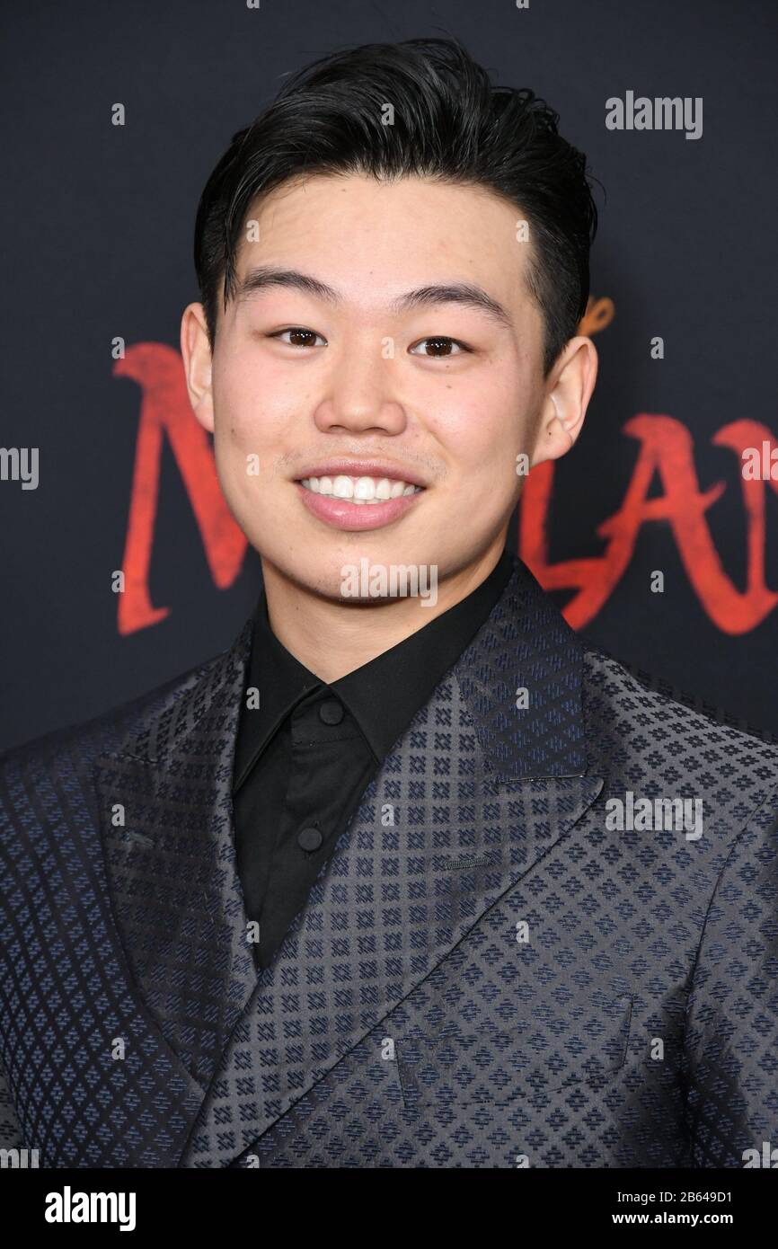 09 March 2020 - Hollywood, California - Jun Yu. Disney's ''Mulan'' Los ...