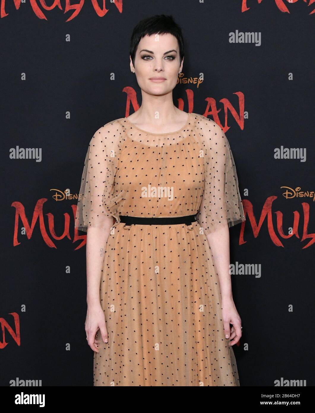 09 March 2020 - Hollywood, California - Jaimie Alexander. Disney's ...
