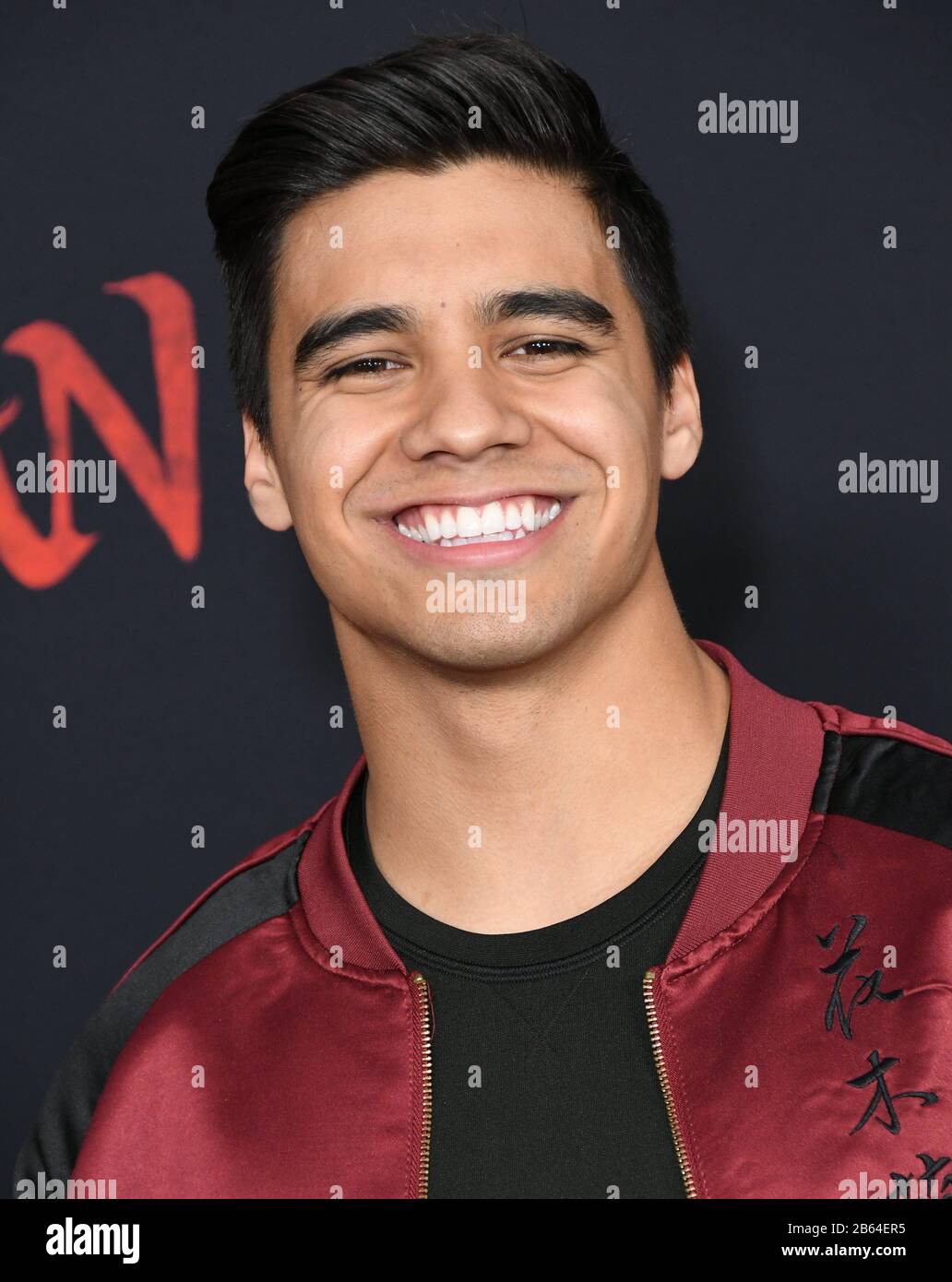 09 March 2020 - Hollywood, California - Jordan Buhat. Disney's ''Mulan ...