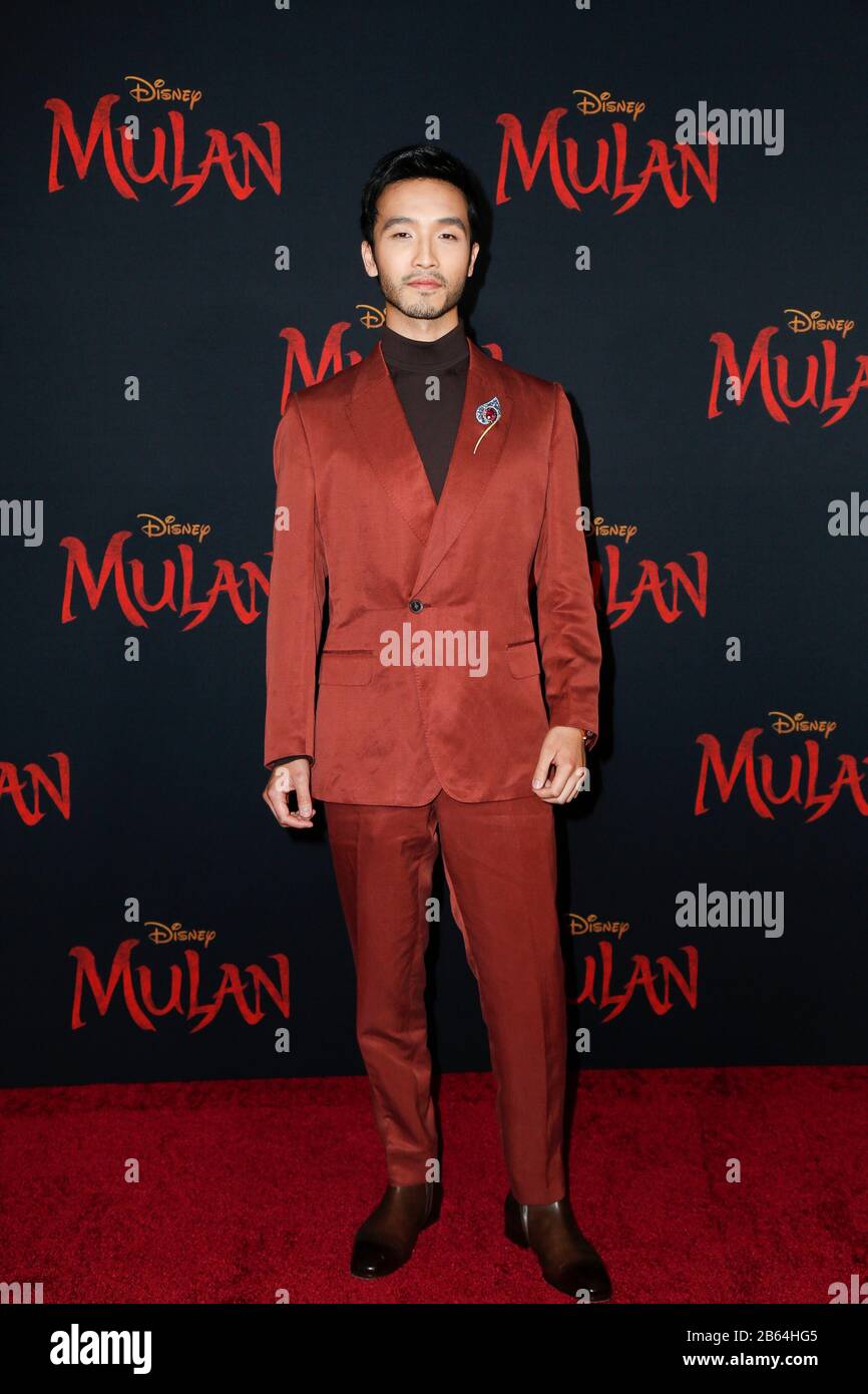 Hollywood, USA. 09th Mar, 2020. Yoson An walking the red carpet at ...