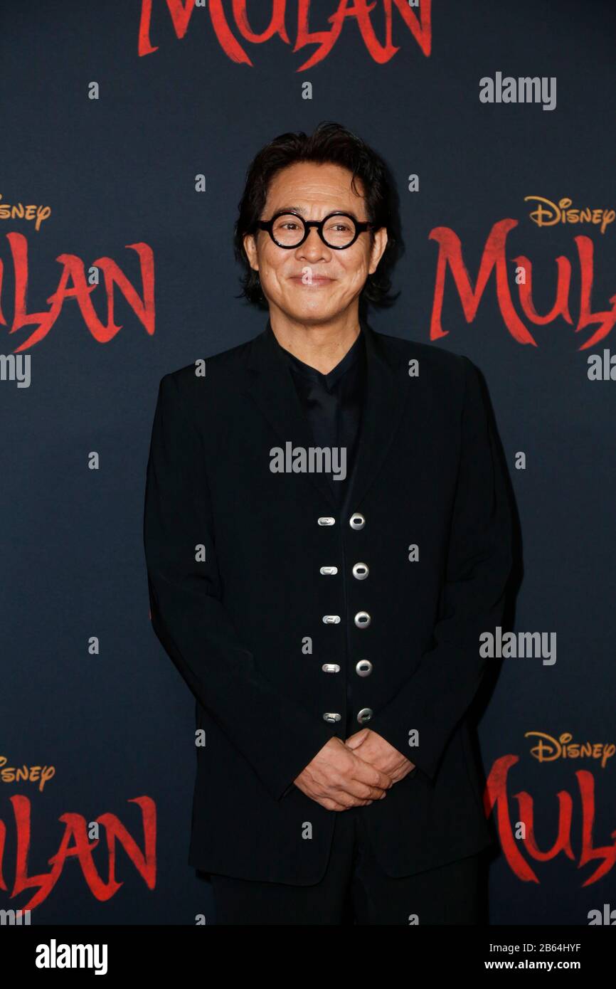 Hollywood, USA. 09th Mar, 2020. Jet Li walking the red carpet at ...