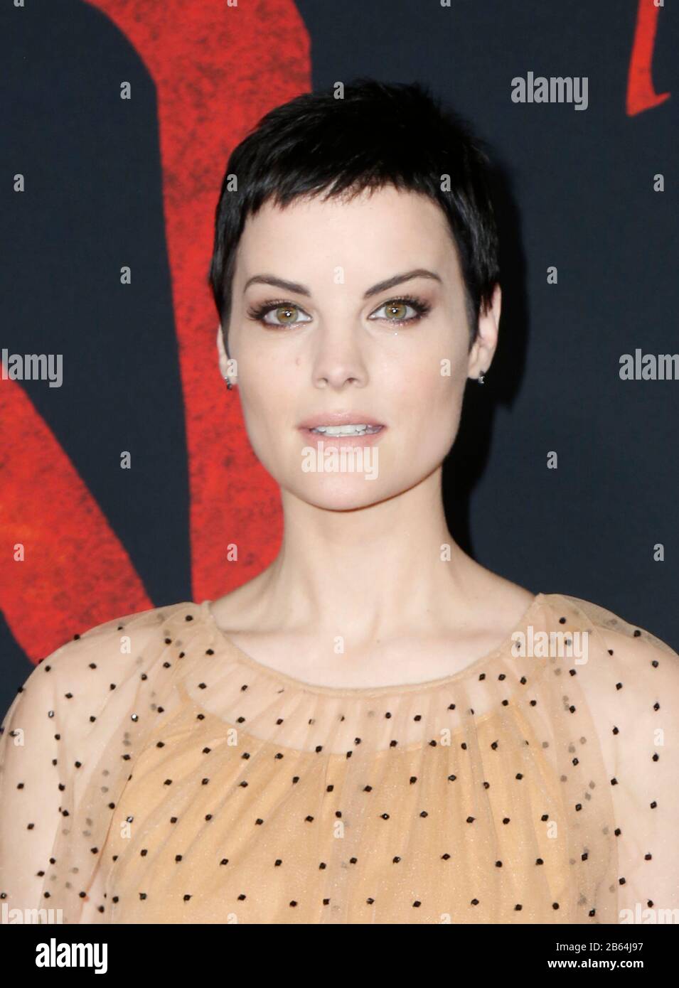 Hollywood, USA. 09th Mar, 2020. Jaimie Alexander walking the red carpet ...