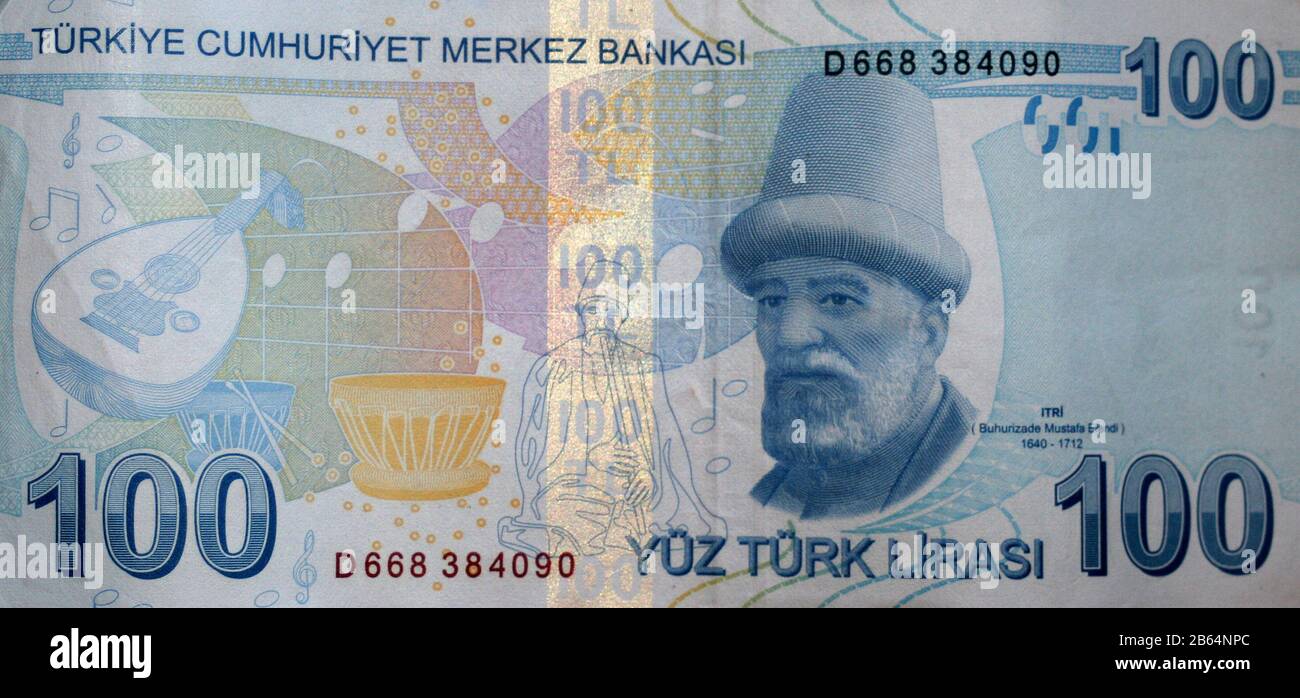 100 turkish lira hi-res stock photography and images - Alamy