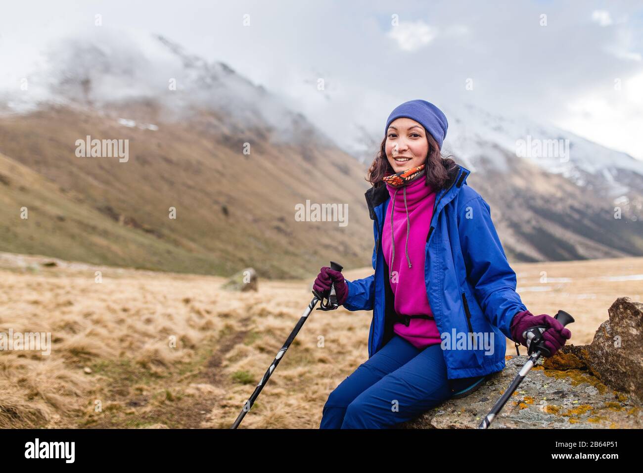 Woman breathing fresh air hi-res stock photography and images - Alamy