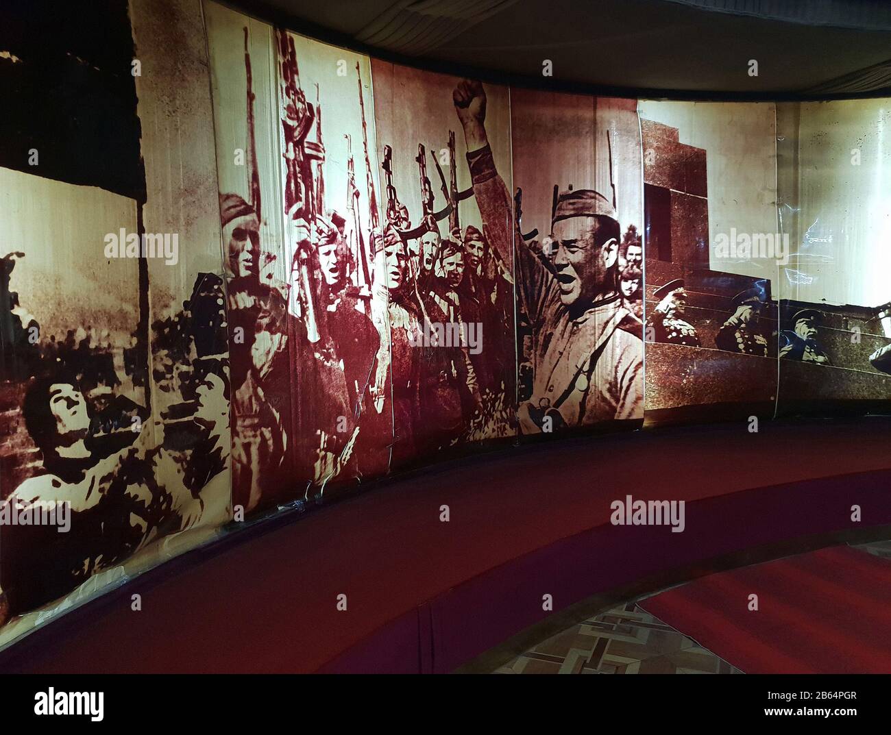 Documents and photographs on display, Joseph Stalin Museum, Gori ...