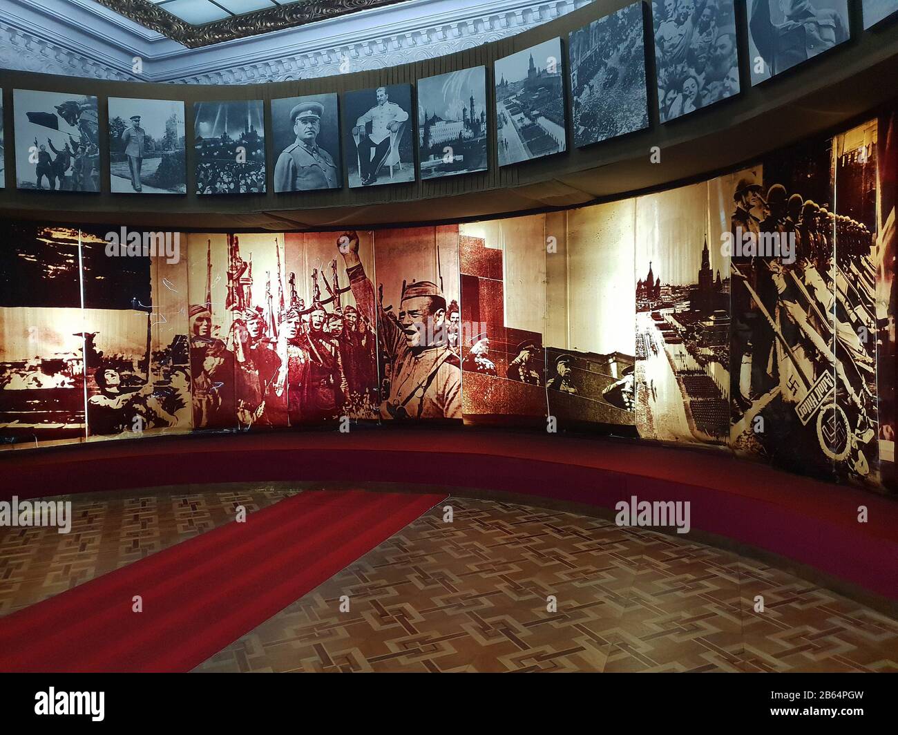 Documents and photographs on display, Joseph Stalin Museum, Gori ...