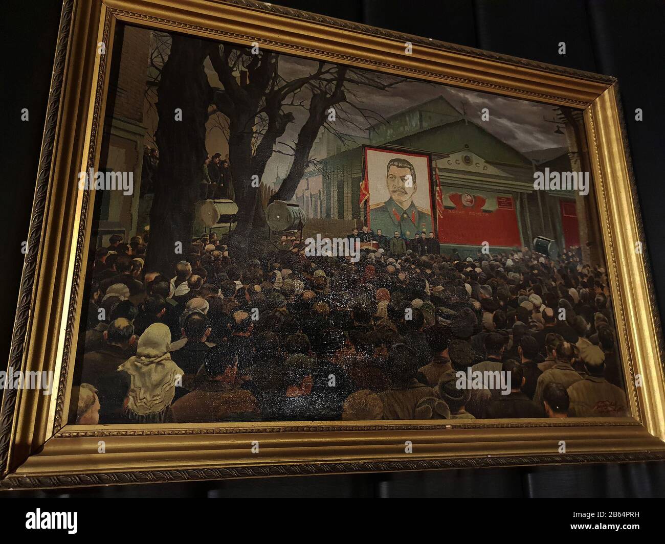 Painting of soviet leader joseph stalin hi-res stock photography and ...